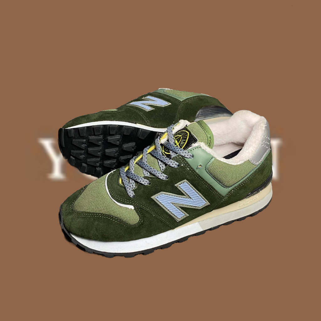 Jual Sepatu Sneaker Pria N3w Bal4nce 574 X Legacy Stone Island Sepatu ...