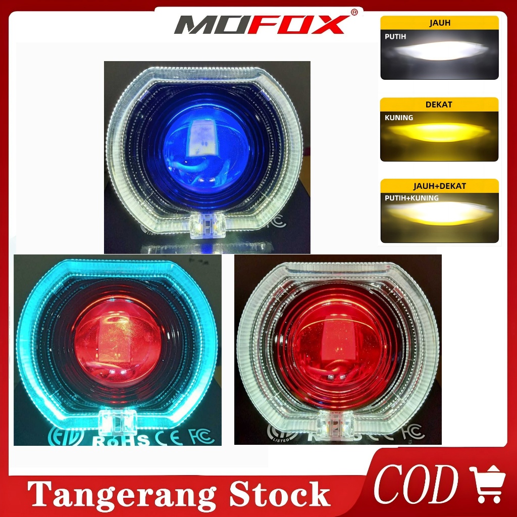 Jual 【Ready Stock】MOFOX New Lampu Projie Biled Projie 4Inchi Cahaya ...