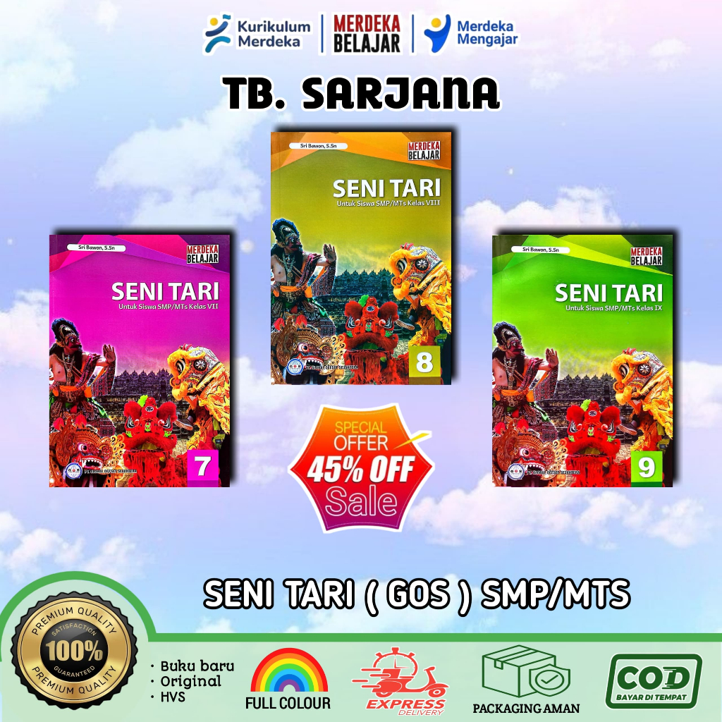 Jual Buku Siswa Pendamping SENI TARI Kelas 7,8,9 SMP Kurikulum Merdeka - Global Offset Sejahtera ...