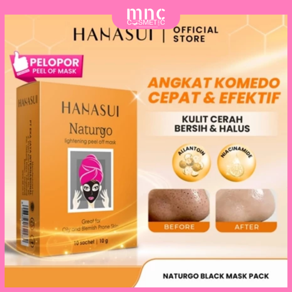 Jual MASKER Hanasui Naturgo (isi 10) | Shopee Indonesia