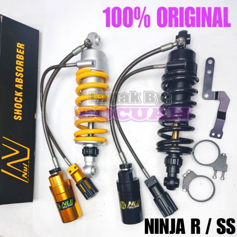 Jual monoshock nui racing 3 click ninja r ss 150 triple klik rebound shock belakang | Shopee ...