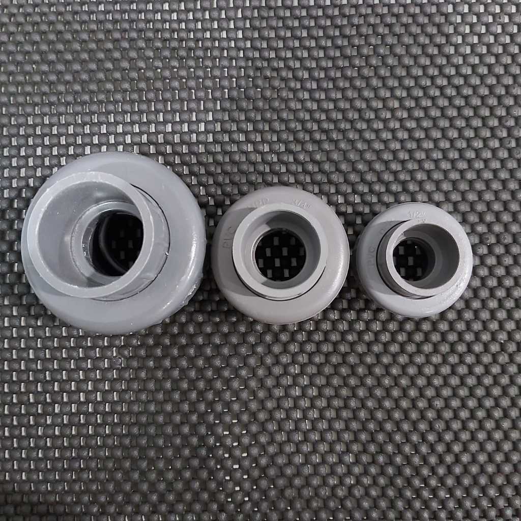 Jual Watermur PVC 1" 1/2" 3/4" Water Mur Pompa Plastik Polos Union ...