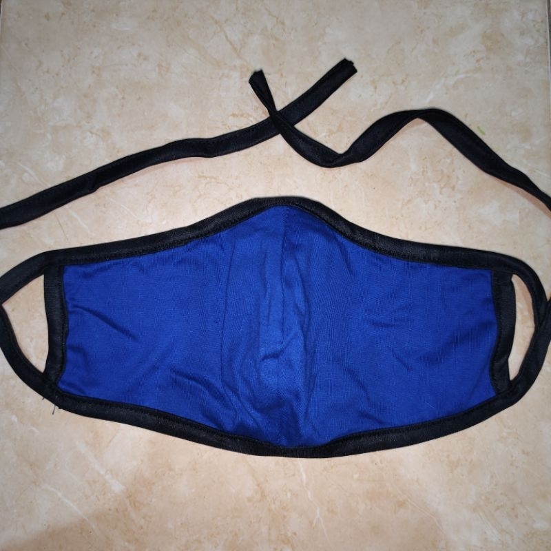 Jual (BARU) Masker Kain Kaos 2 Lapis Tebal Premium Model Duckbill 2 Ply ...