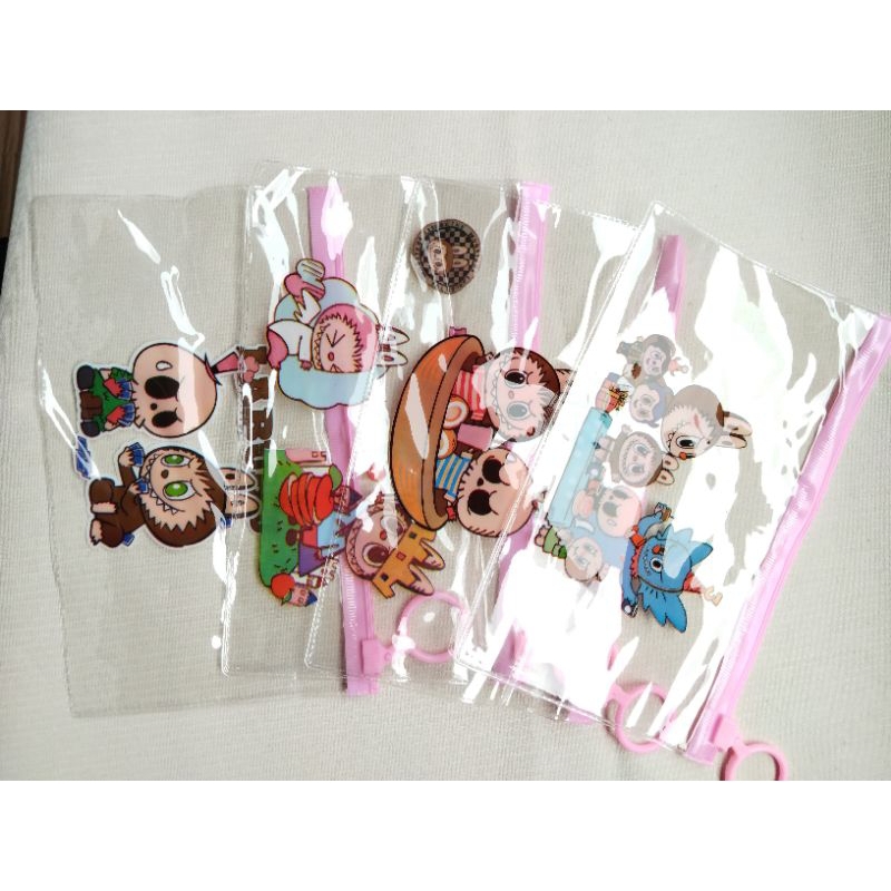 Jual Pouch motif labubu viral tempat pensil transparan/Zipper ...