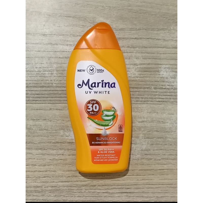 Jual Marina UV White Sunblock SPF 30 85ml | Shopee Indonesia