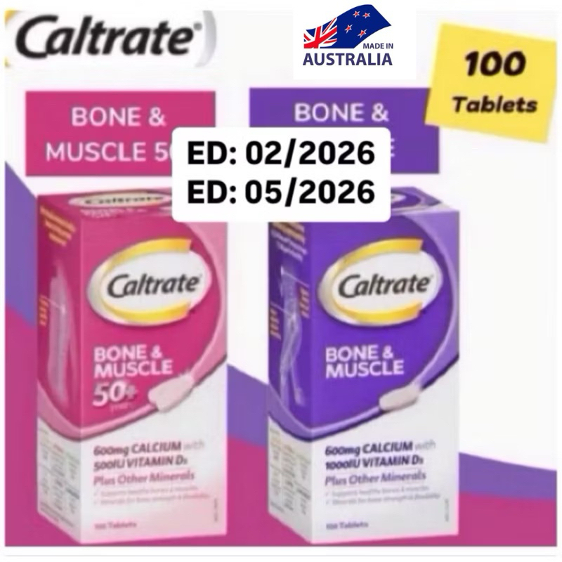 Jual Caltrate Bone & Muscle Health Calcium Vitamin D3 / Bone Muscle 50 ...