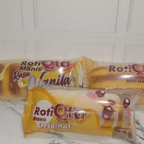 Jual ROTI MANIS QTA VANILA/ORIGINAL/KRIM KEJU | Shopee Indonesia
