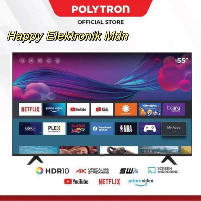 Jual POLYTRON PLD55UV POLYRRON 55 INCH POLYTRON SMART TV POLYTRON 4K ...