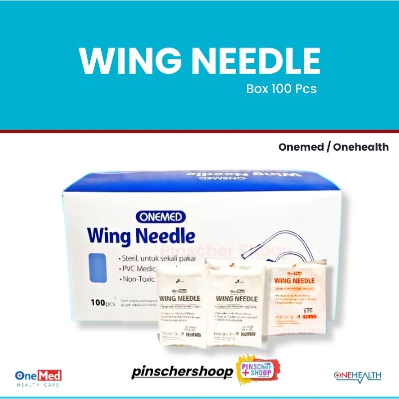 Jual WING NEEDLE / SCALP VEIN / JARUM KUPU ISI 100 PCS BOX | Shopee ...