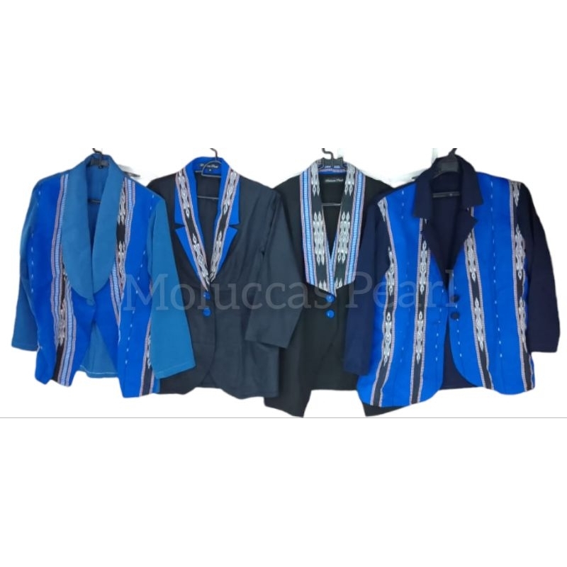 Jual Blazer Tenun Ikat Tanimbar Dari Maluku | Shopee Indonesia