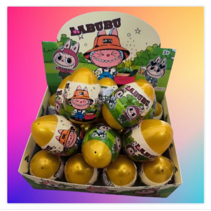 Jual mainan anak labubu / surprise egg labubu / boneka labubu | Shopee ...