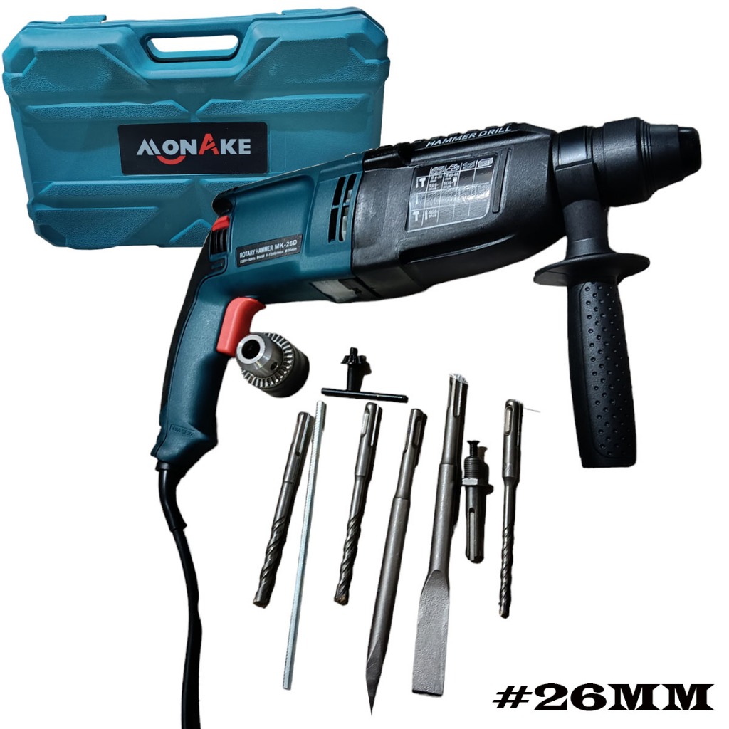 Jual Mesin Bor Bobok 26mm Rotary Hammer Drill Impact Beton Tembok ...