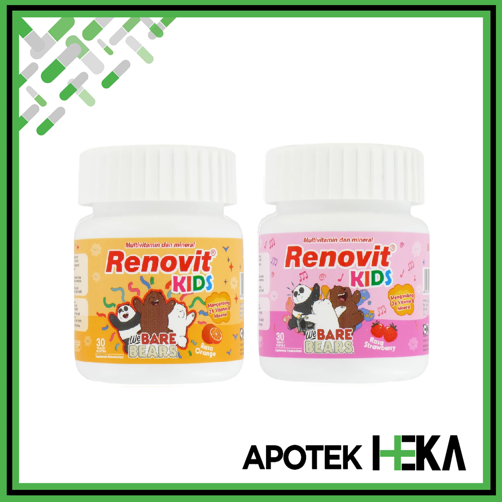 Jual Renovit Kids Botol isi 30 - Multivitamin Anak | Shopee Indonesia