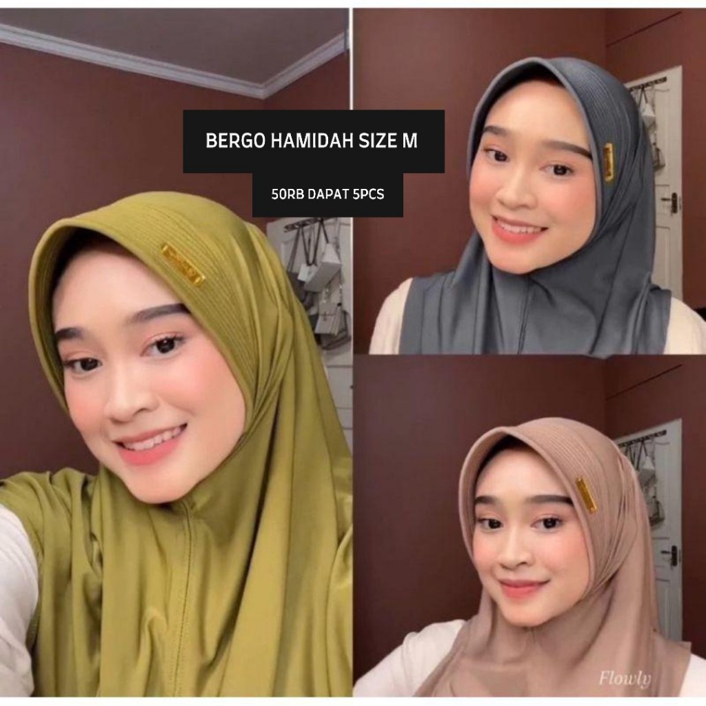 Jual ( 50RB DAPAT 5 PCS ) BERGO INSTAN MENUTUP DADA (SIZE M) LABEL ...