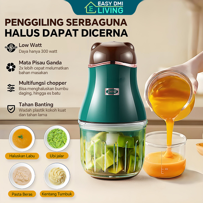 Jual 【Garansi 1 Tahun】200W Blender mpasi Bayi Food Chopper Portable ...