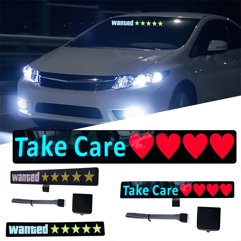 Jual Stiker Mobil Car EL Sticker LED Elektrik JDM Windshield LED Wanted ...