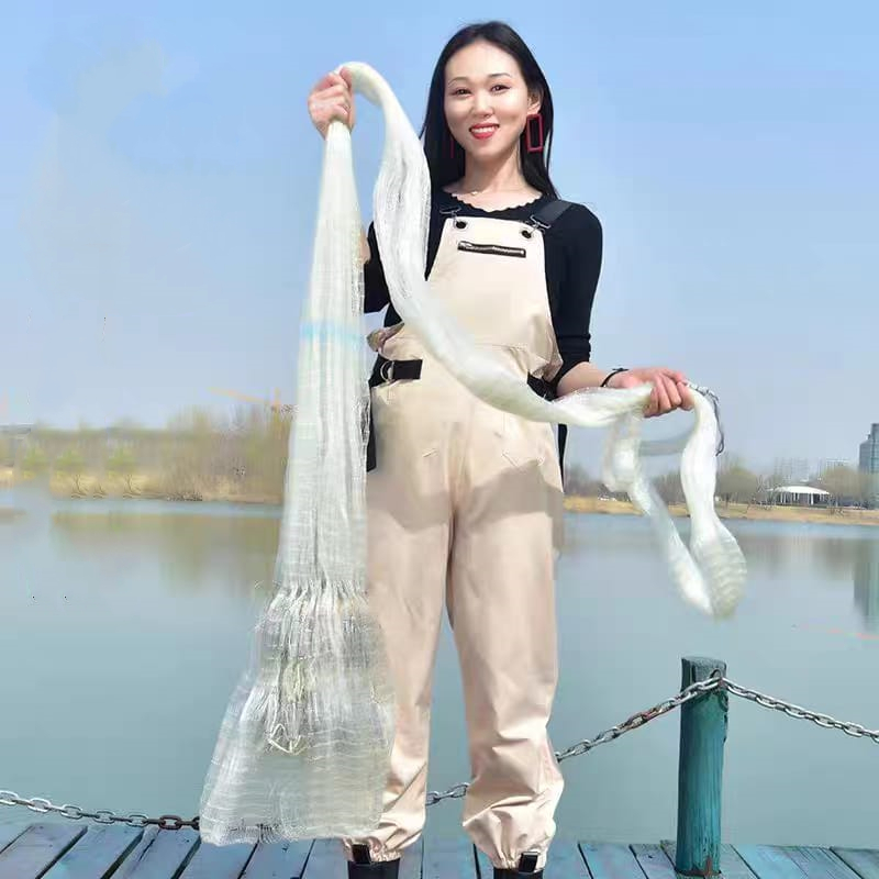 Jual Jala ikan lempar 3/4' senar 0.25 tinggi 10fit/jala senar bahan ...