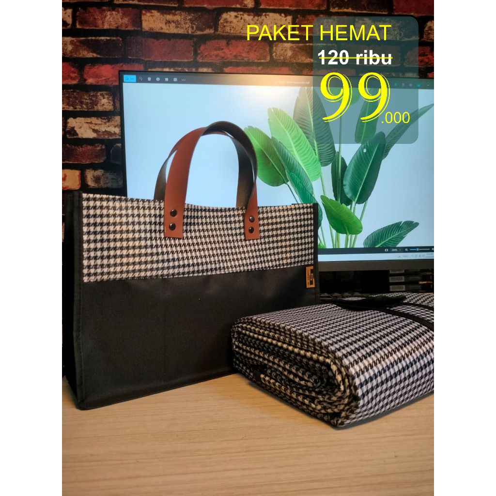 Jual Tikar Lipat Piknik Aestethic Waterproof Bonus Tas Cantik | Shopee ...