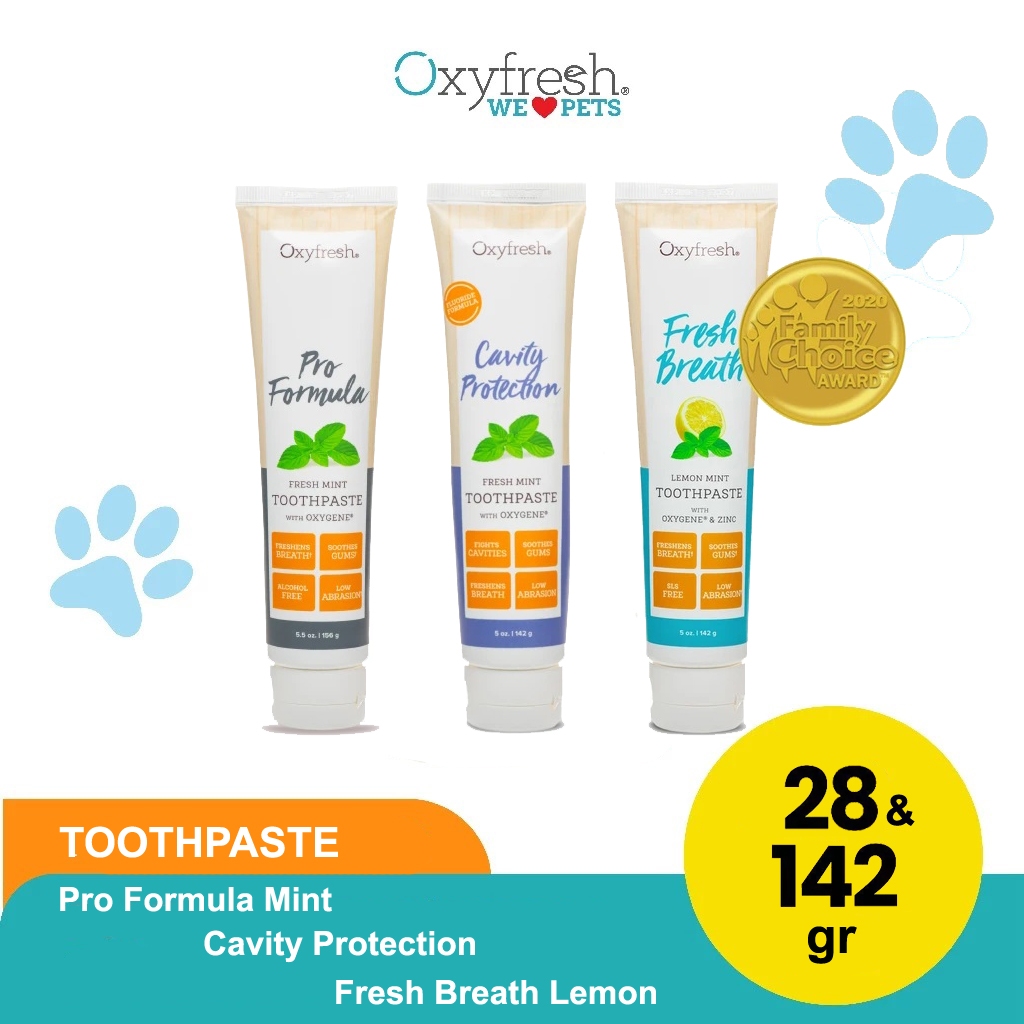 Jual Oxyfresh Toothpaste Pro Formula Mint / Fluoride Cavity Protection / Lemon Fresh Breath 28gr ...