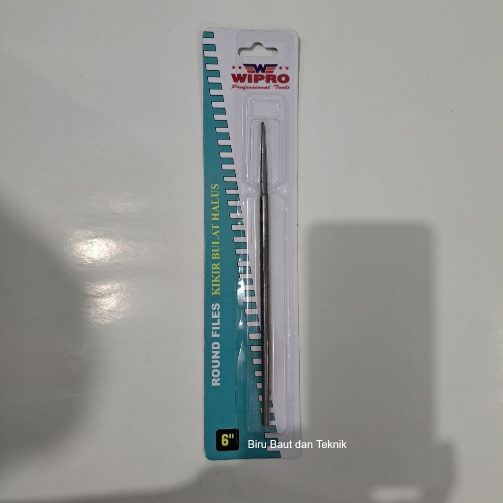 Jual Kikir Bulat Halus / Round Files ( 6" ) Wipro | Shopee Indonesia