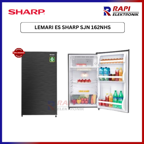 Jual LEMARI ES SHARP SJN 162NHS / 162 NHS 1 pintu kapasitas 128L ...