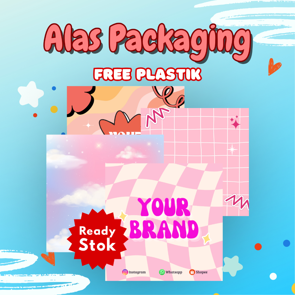 Jual ALAS PACKING AKSESORIES TERMURAH ISI 50PCS [FREE PLASTIK OPP+READY ...