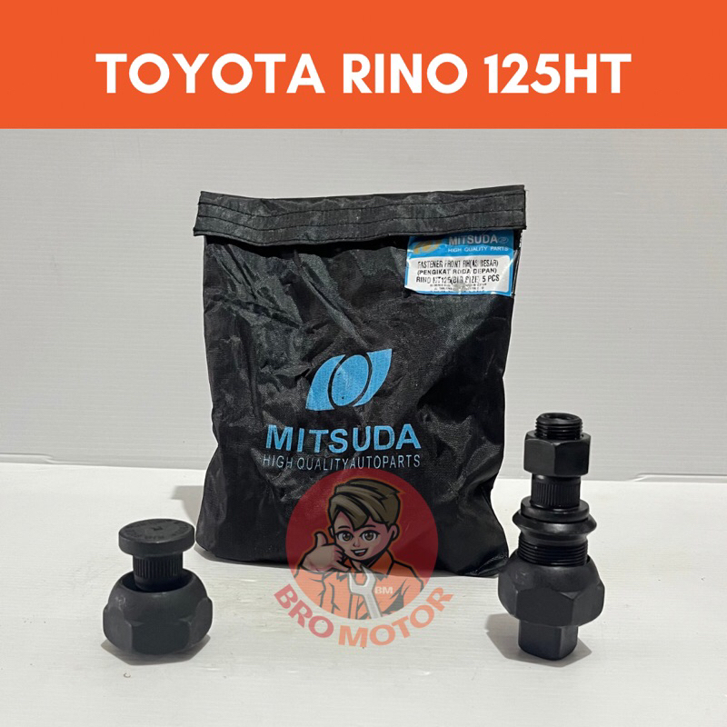 Jual Baut Roda Toyota Rino HT125 Engkel Depan / Belakang Mitsuda ...