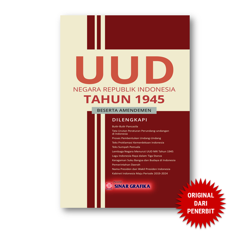 Jual UUD Negara RI Tahun 1945 Beserta Amandemen | Shopee Indonesia
