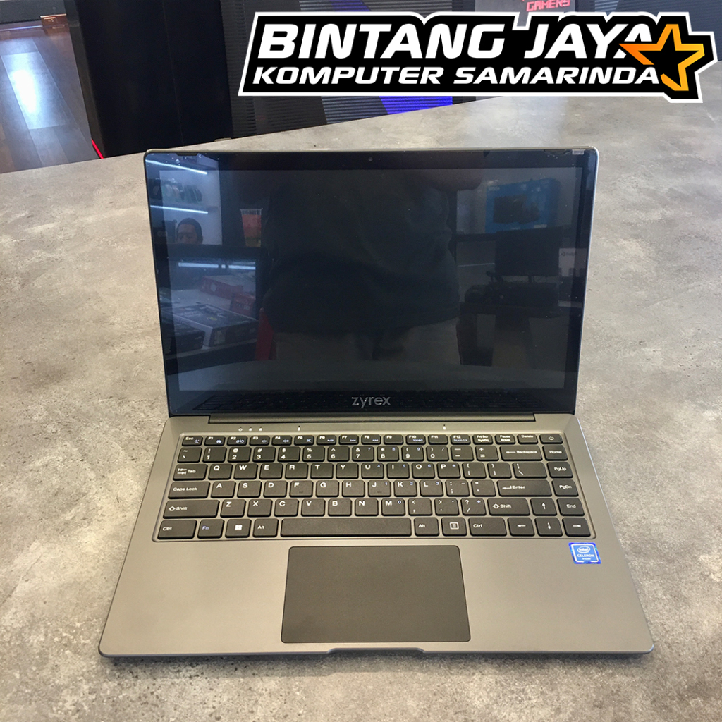Jual Laptop Zyrex Bunaken Grey/Intel Celeron N4020/4GB/64GB eMMC ...