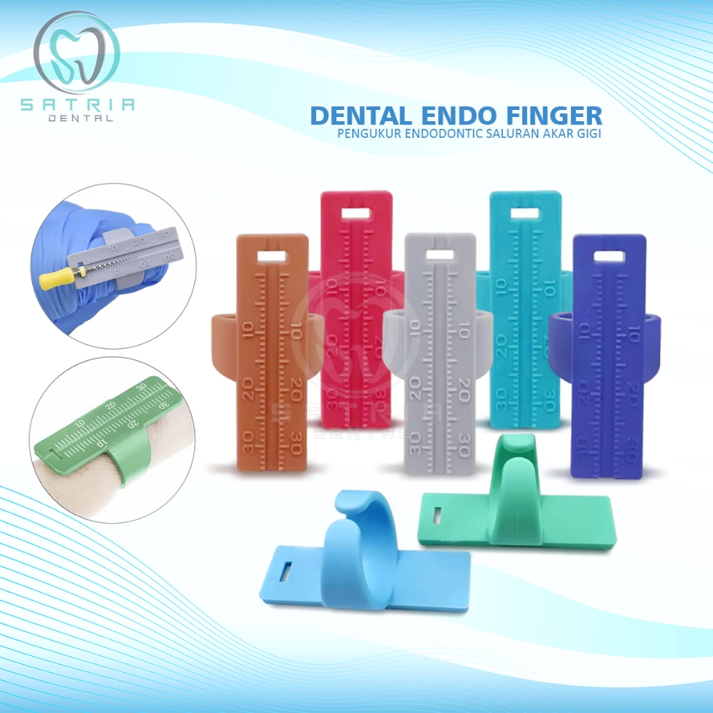 Jual Dental Endo Finger Ruler Penggaris Endodontic Plastik Cincin ...