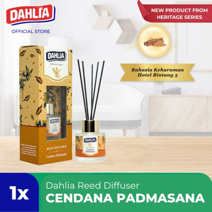 Jual Dahlia Reed Diffuser Cendana Padmasana Pengharum Ruangan Heritage ...