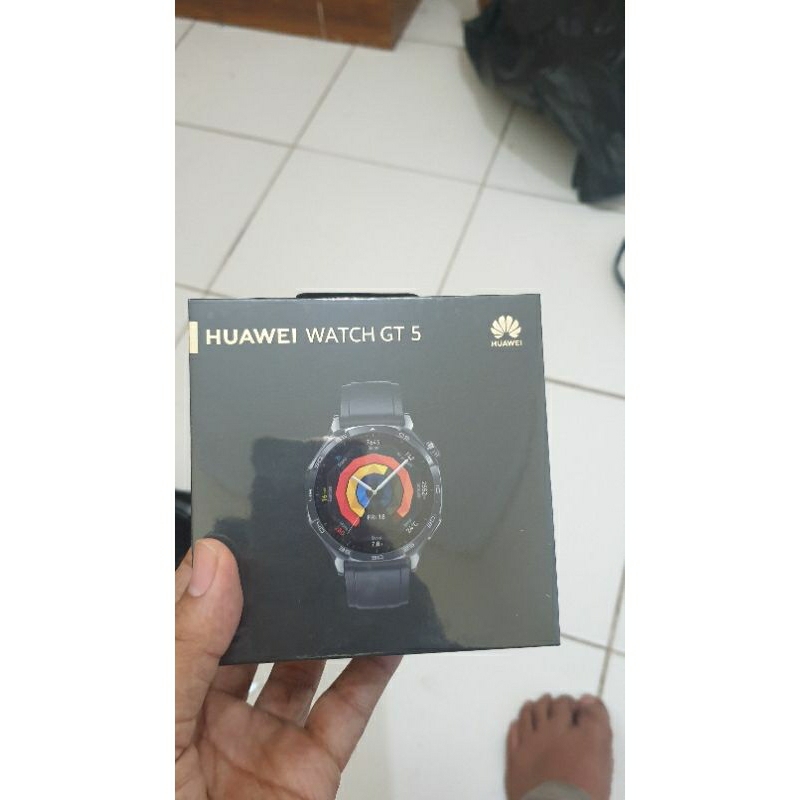 Jual Huawei Watch GT 5 black hitam new segel resmi | Shopee Indonesia