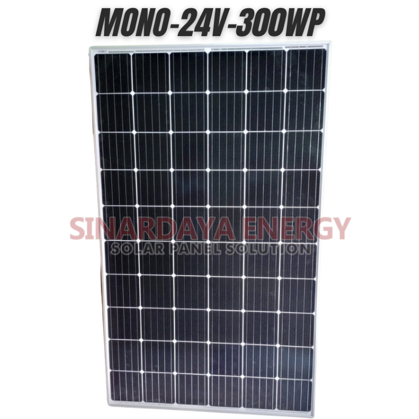 Jual Solar Panel/Panel Surya Solar Cell Mono Crystalline 24V 300WP ...