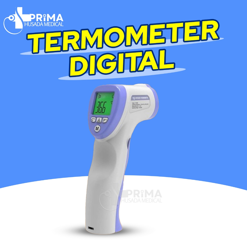 Jual Thermogun Digital Infrared Tembak Termometer Suhu / Leader Thermogun Thermometer Tembak ...