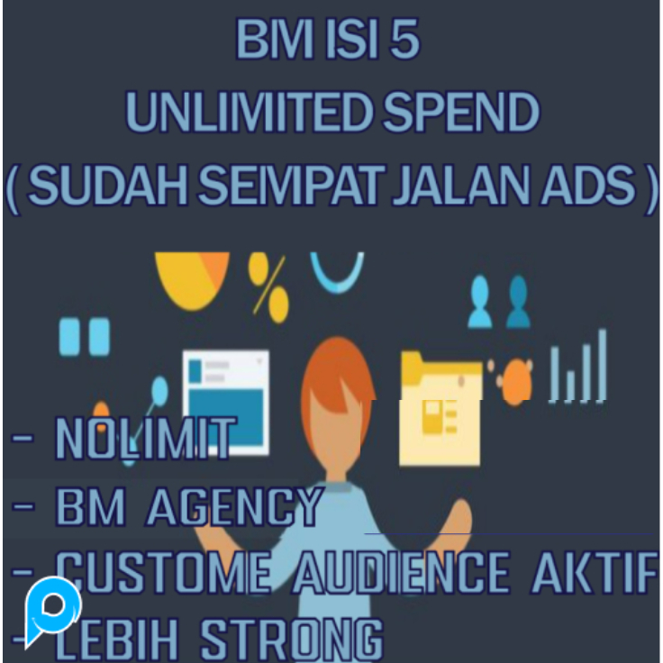 Jual Akun BM ISI 5 Ad Account Facebook Business Manager Spend/Spent Limit Harian UNLIMITED/TAK ...