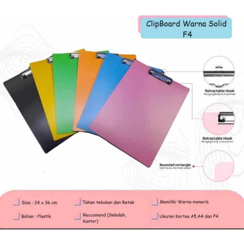 Jual Papan Jalan /Alas Ujian / Papan Ujian / Clip Board A4 | Shopee ...