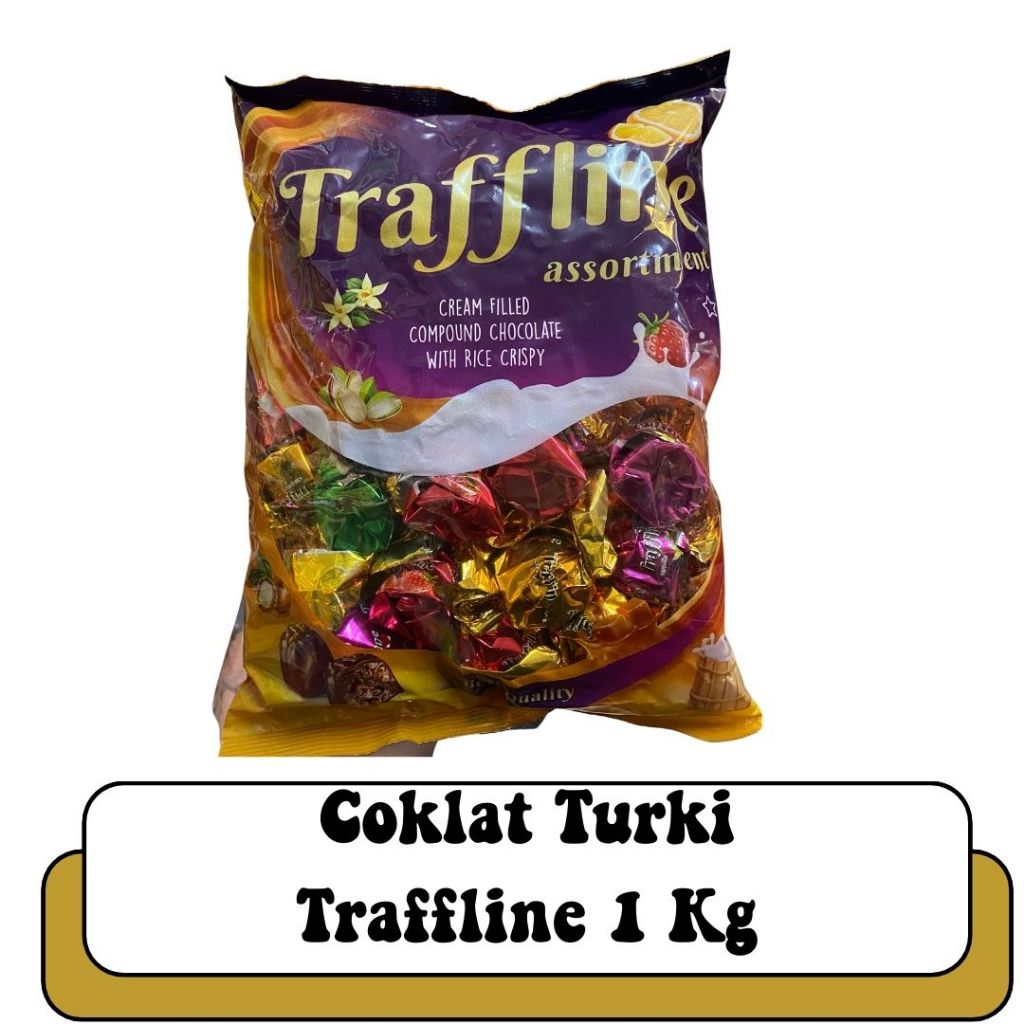 Jual COKLAT TURKEY TRAFFLINE 1 KG NO REPACK COKLAT ARAB I CEMILAN ...