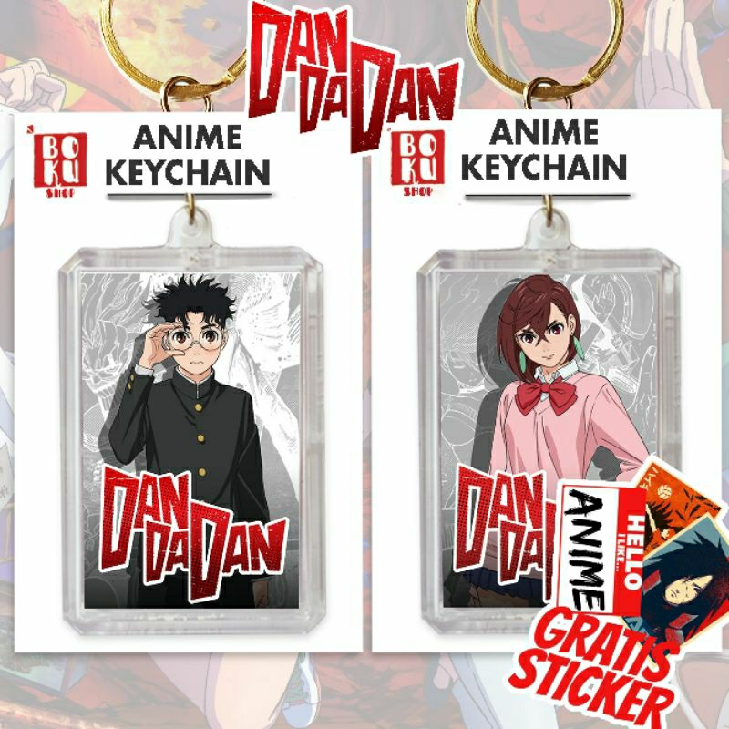 Jual (TERBARU) Gantungan kunci murah Anime Dandadan/anime keychain ...