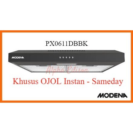 Jual Modena PX0611DBBK (OJOL) Cooker Hood Penghisap Asap 60cm 1 motor PX 0611 DBBK | Shopee ...