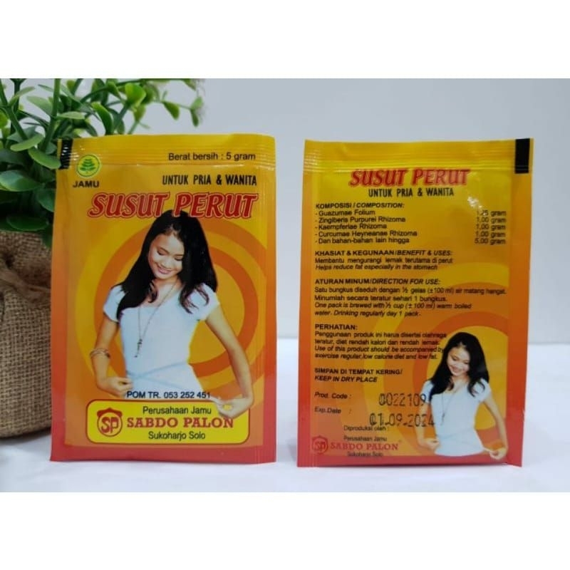 Jual JAMU SERBUK SUSUT PERUT Sabdo Palon - 1PACK ISI 10 SACHET | Shopee ...
