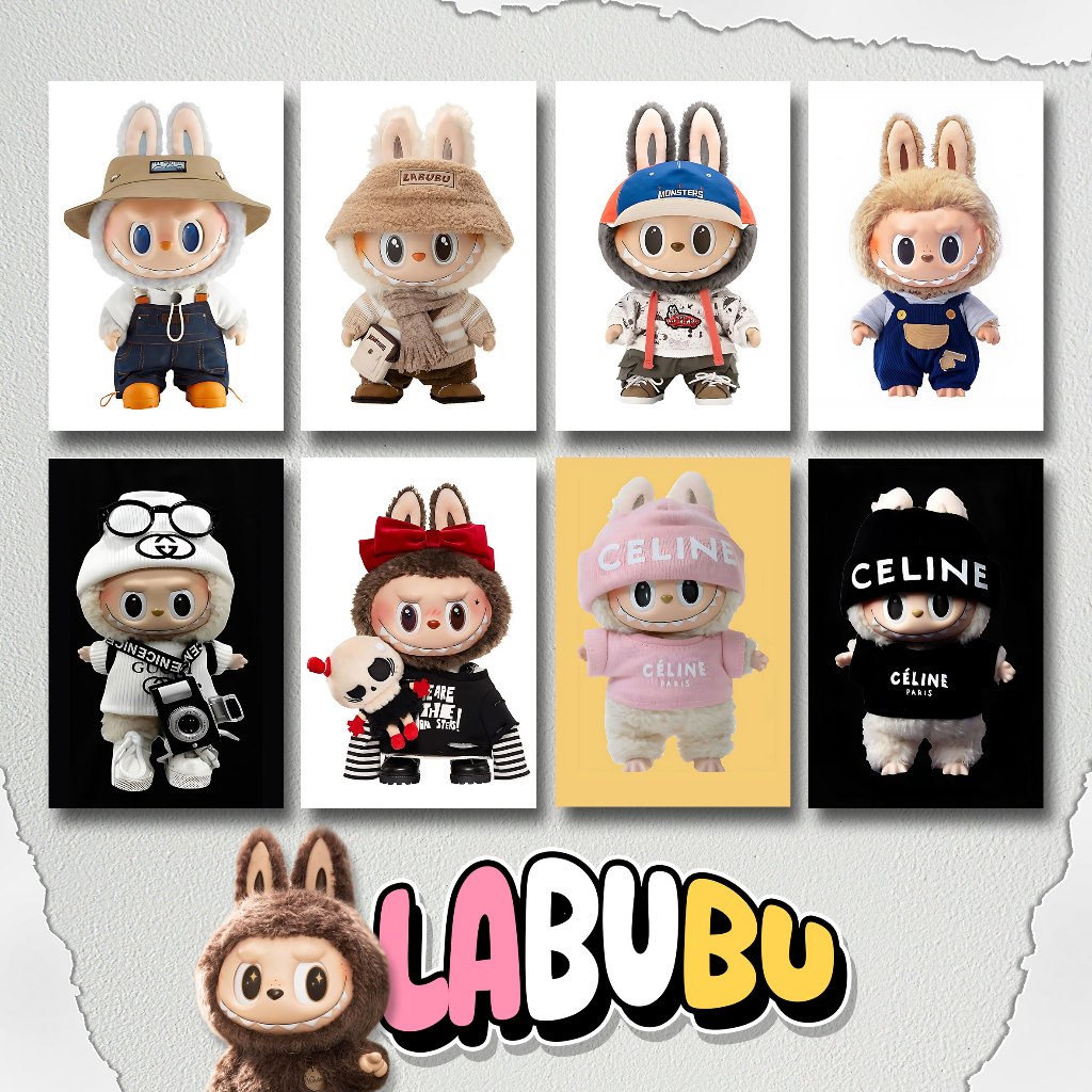 Jual Pajangan Labubu Hiasan Dinding Kayu Dekorasi Tema Boneka Viral ...