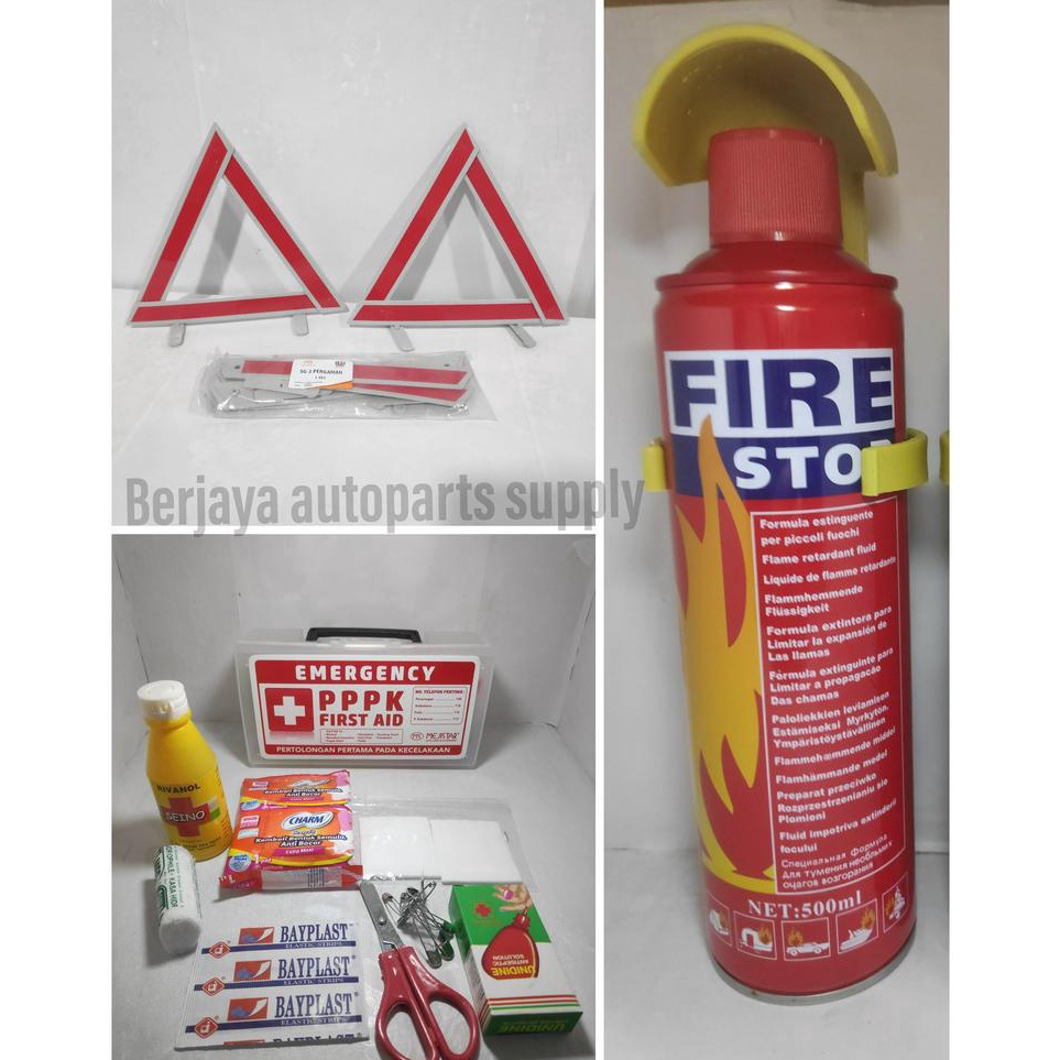 Jual KOMBO HEMAT RACUN APIPEMADAM API KOTAK OBAT P3K SEGITIGA PENGAMAN ...