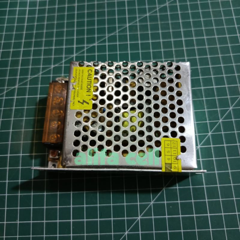 Jual power supply jaring 12v 5A adaptor 12v 5A smps 12v 5A | Shopee ...