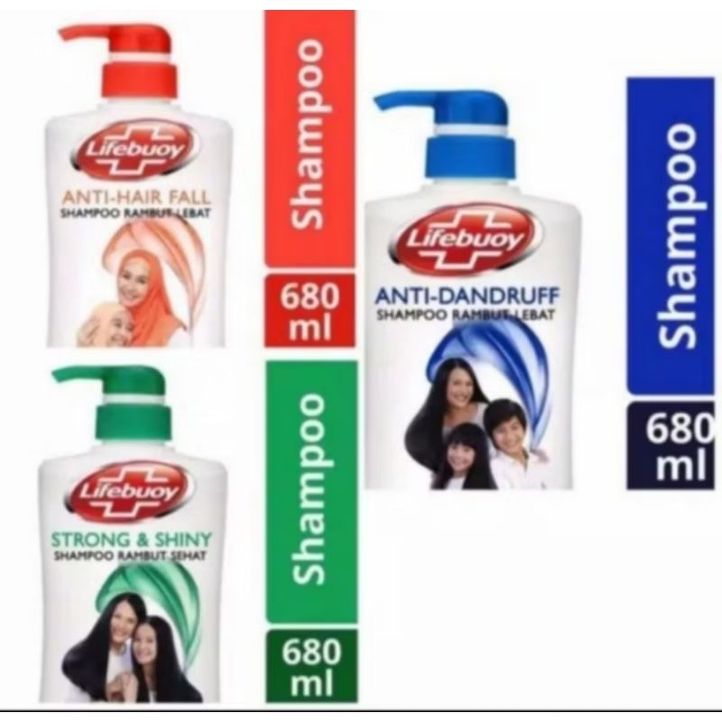 Jual Lifebuoy shampoo botol pump 680ml | Shopee Indonesia