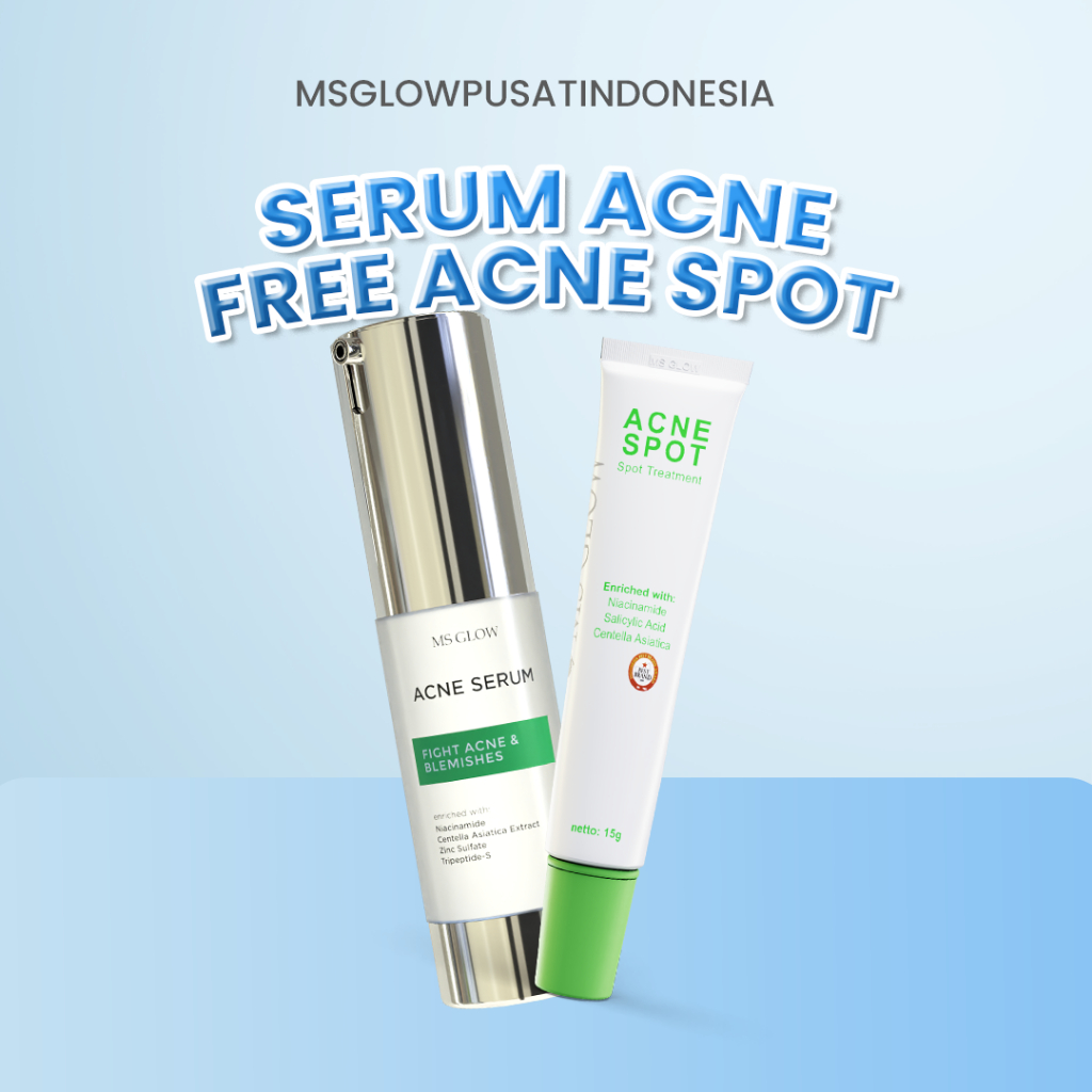 Jual MS GLOW - ACNE SERUM - 15 ML - ORIGINAL 100% BPOM | Shopee Indonesia