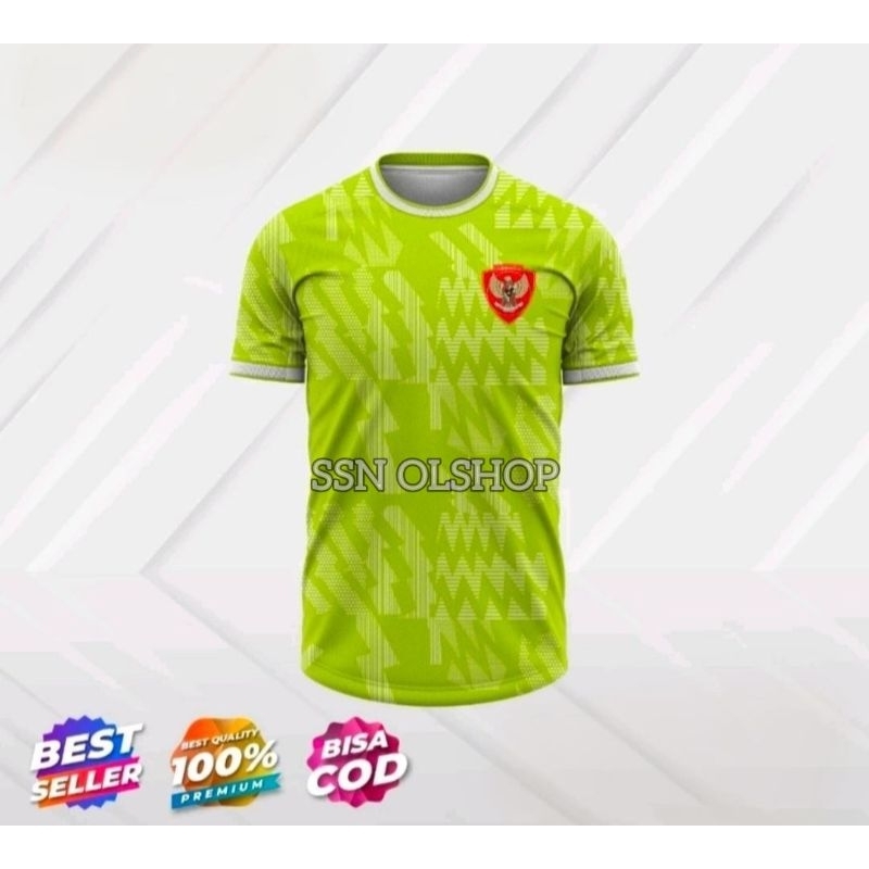 Jual jersey timnas indonesia jersey kiper (Ijo Stabilo) 2024 baju bola ...