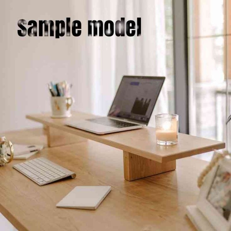 Jual Stand Monitor komputer/ Raiser monitor pc / Desk Shelf Full kayu ...