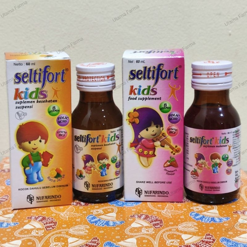 Jual SELTIFORT KIDS | MULTIVITAMIN ANAK | DHA | ASAM FOLAT | | Shopee ...