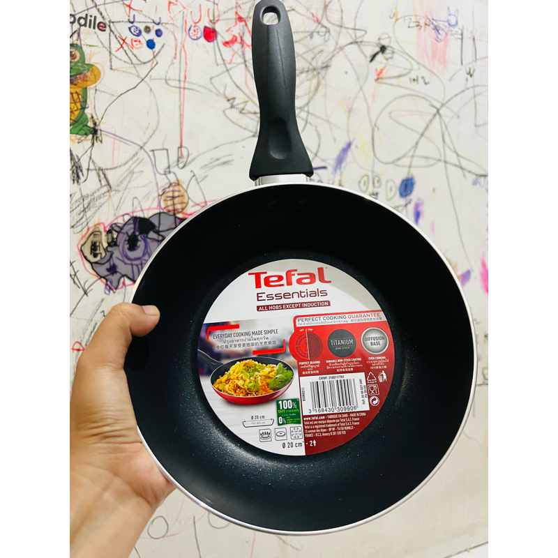 Jual NEW Tefal Essentials Pan 20cm Everyday Cooking Teflon (GOJEK ONLY ...