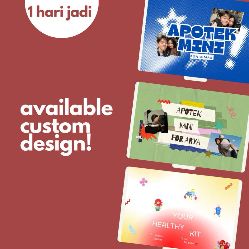 Jual CUSTOM KADO APOTEK MINI CUSTOM | ULANG TAHUN | KADO UNIK | COMELO ...